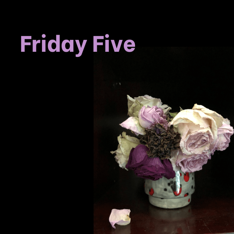Friday Five – “HAPPY HOLIDAYS!!!” she sings maniacally… | M. Suzanne Terry